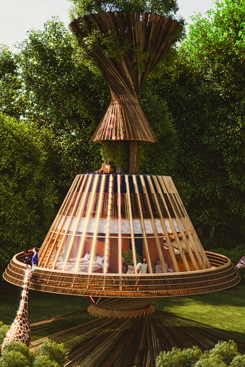 A Forest of Tree Houses: BAOBAB Luxury Safari Resort - ArchiExpo e-Magazine
